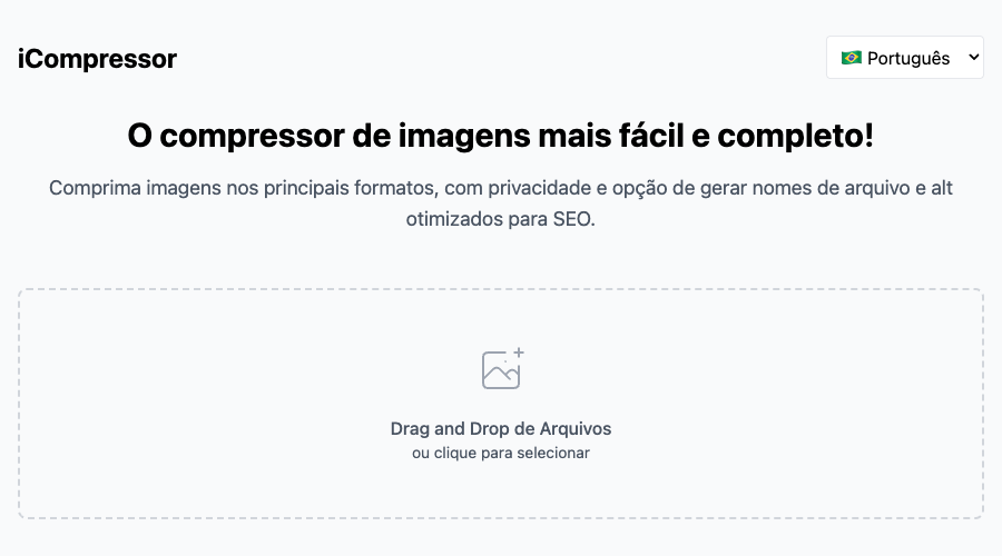 iCompressor - Compressor de Imagens